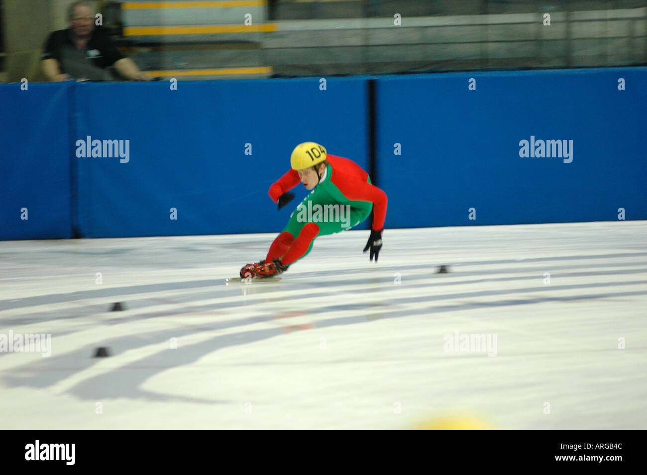 SPEED SKATING AT THE NOTTINGHAM ICE ARENA OPEN COMPETION INCLUDING SOME ...