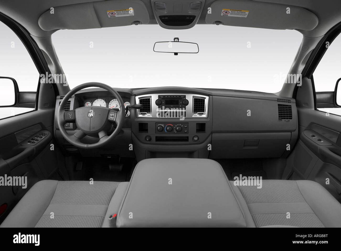 2007 Dodge Ram 1500 SLT Mega in Silver - Dashboard, center console ...