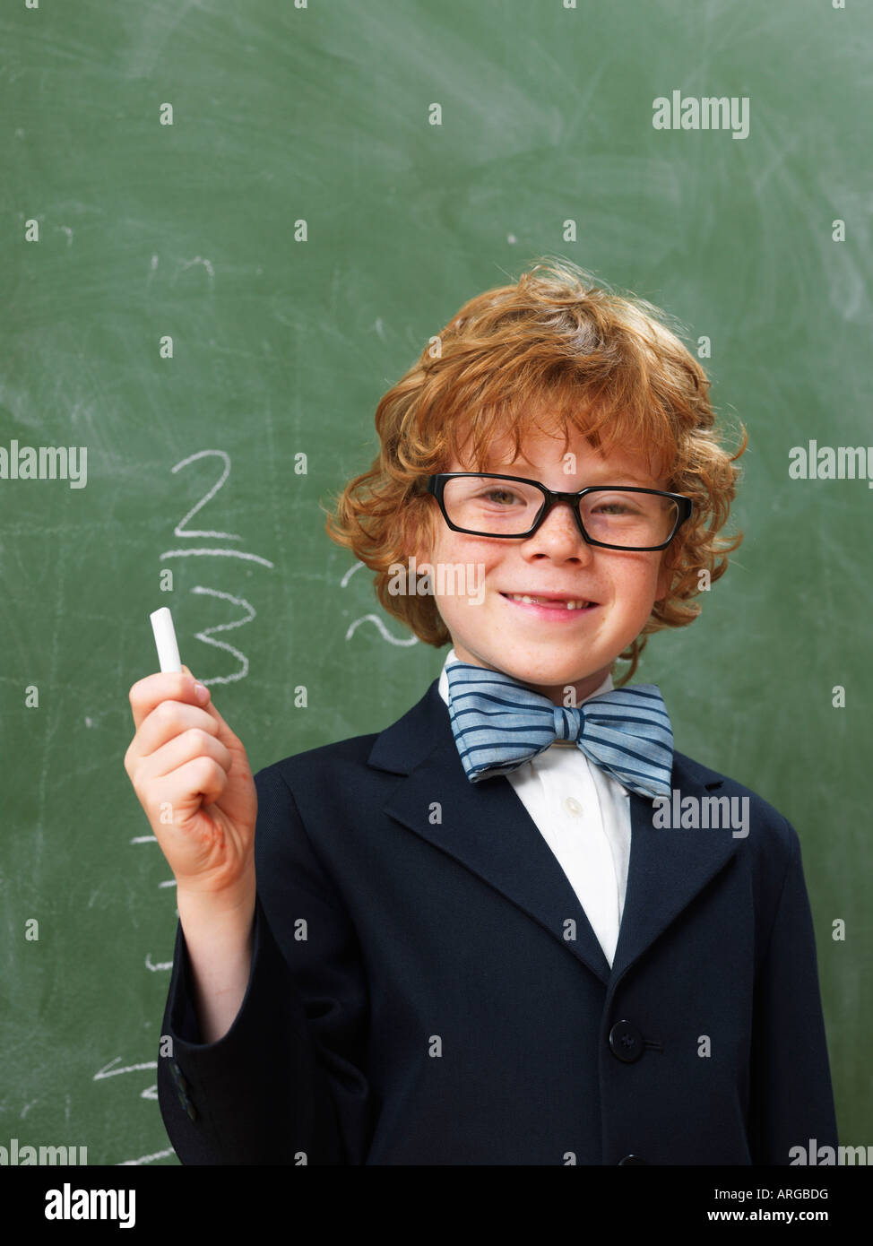 Portrait of Boy at School Stock Photo - Alamy