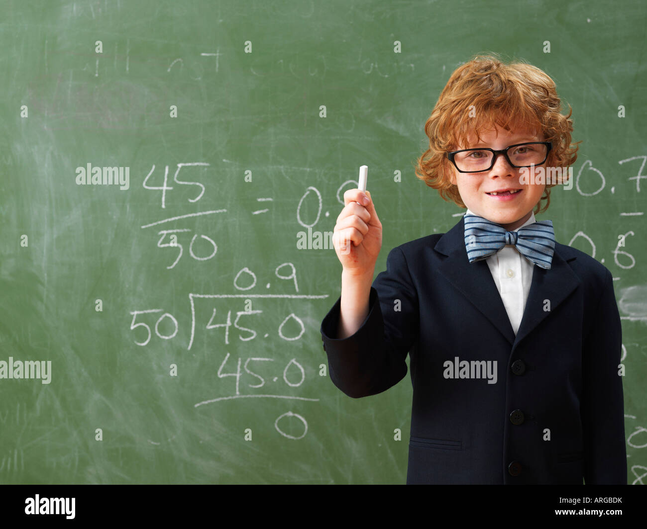 Portrait of Boy at School Stock Photo - Alamy