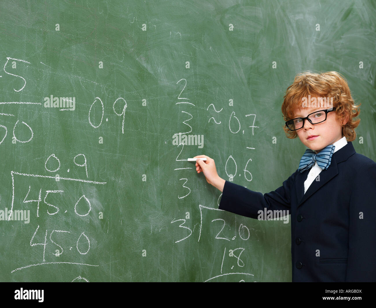 Portrait of Boy at School Stock Photo - Alamy