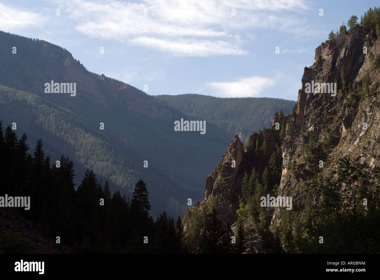 Roaring Fork Valley near Redstone Colorado Stock Photo - Alamy