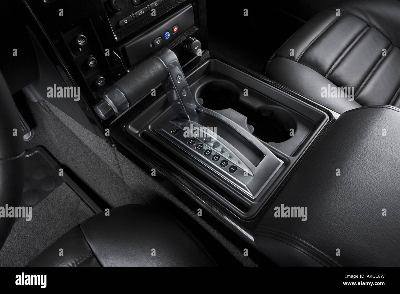 2007 Hummer H2 Glacier Blue Edition in Blue - Gear shifter/center ...