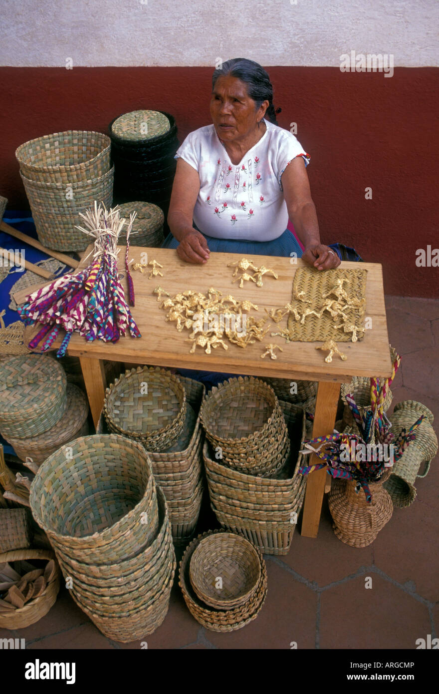 Mexican woman, vendor, House of the Eleven Patios, La Casa de los Once ...