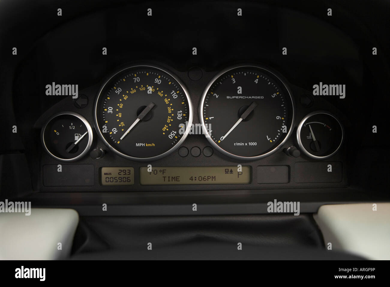 2007 Land Rover Range Rover Supercharged in Red - Speedometer ...