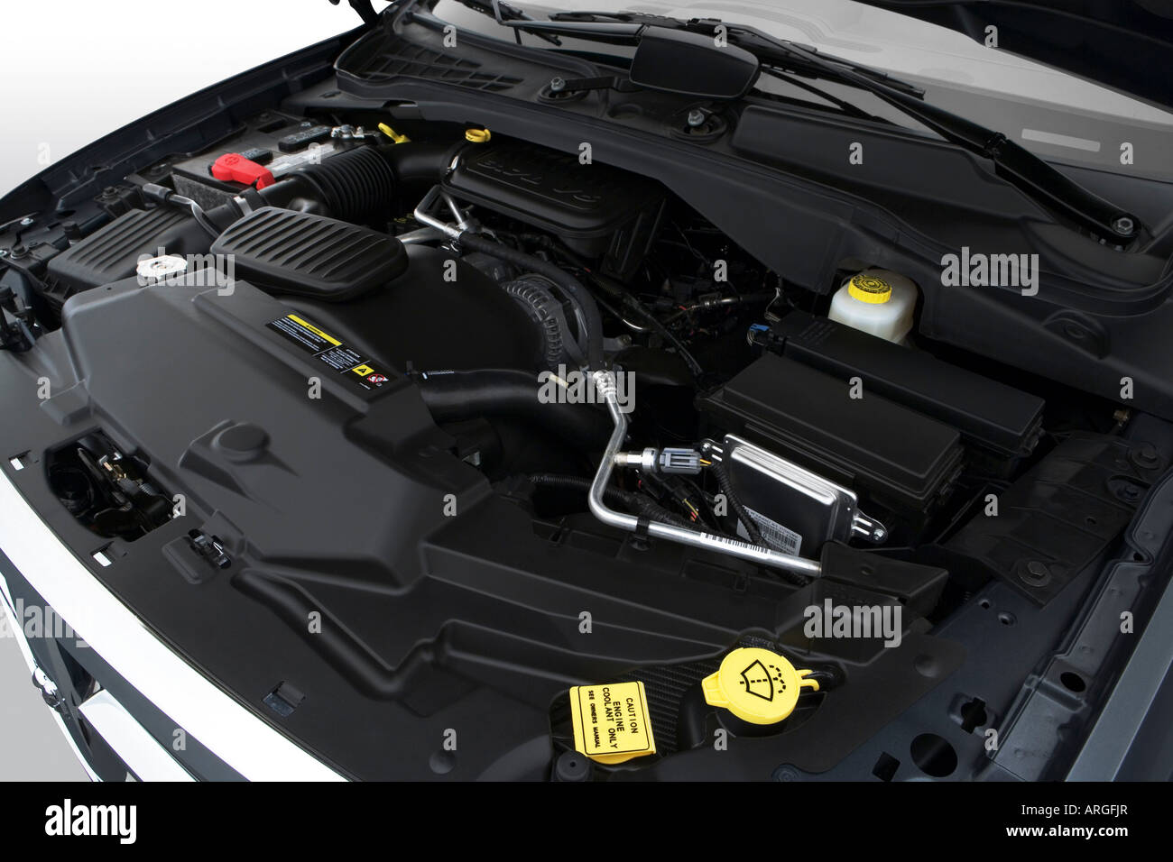 2007 Dodge Durango SXT in Blue - Engine Stock Photo - Alamy