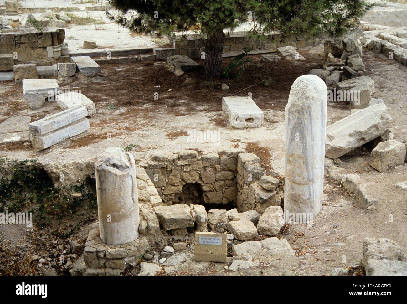 St Paul s Pillar at the ruins of a colossal early Christian basilica ...