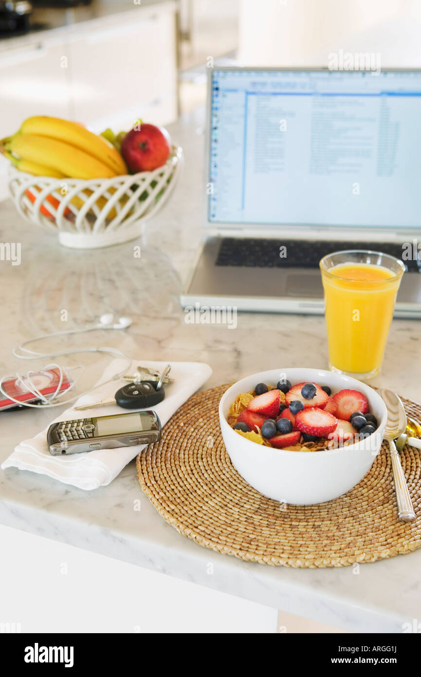 Still Life of Breakfast Stock Photo - Alamy