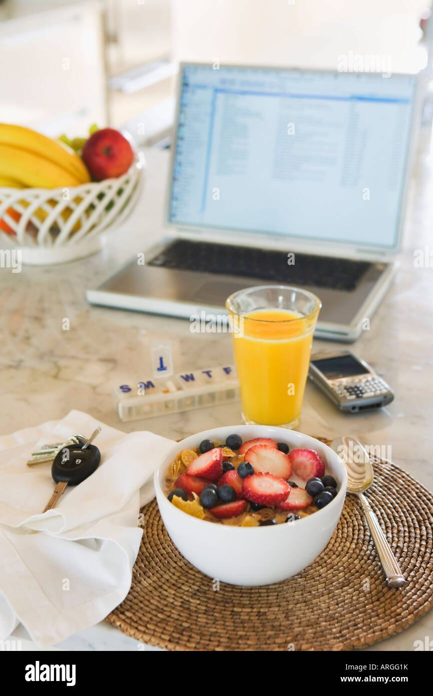 Still Life of Breakfast Stock Photo - Alamy