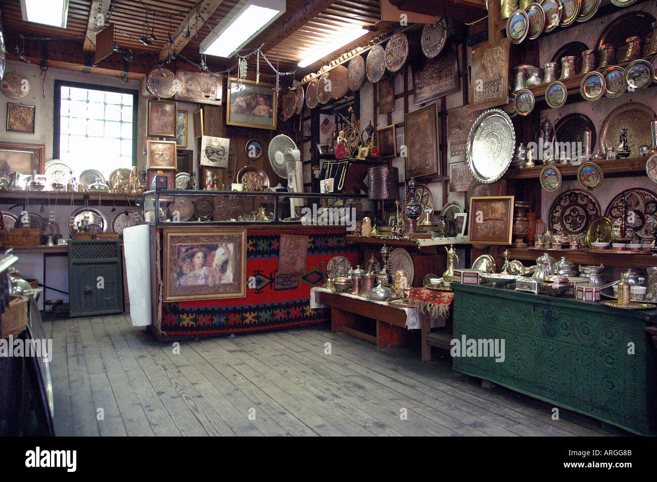 Interior of a Sarajevan Antique store renowned in the city Stock Photo ...