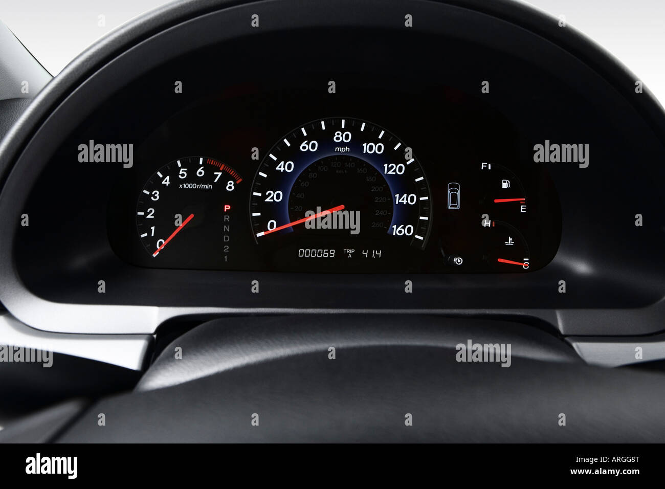 2007 Honda Odyssey EX-L in Green - Speedometer/tachometer Stock Photo ...