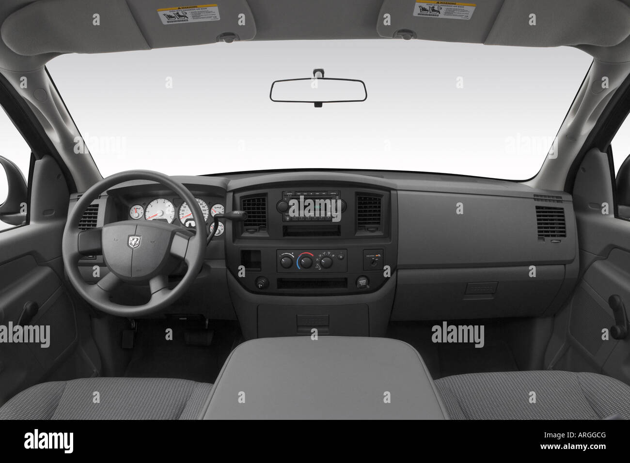 2007 Dodge Ram 1500 ST in Black - Dashboard, center console, gear ...