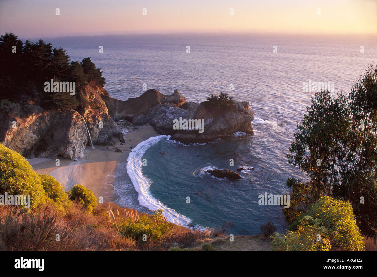 Big Sur National Park along the California Coast and Pacific Ocean at ...