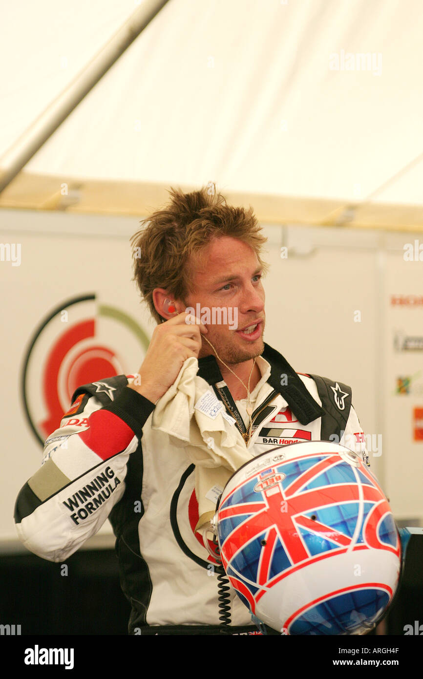 Formula 1 Racing driver Jenson Button at the Goodwood Festival of Speed ...