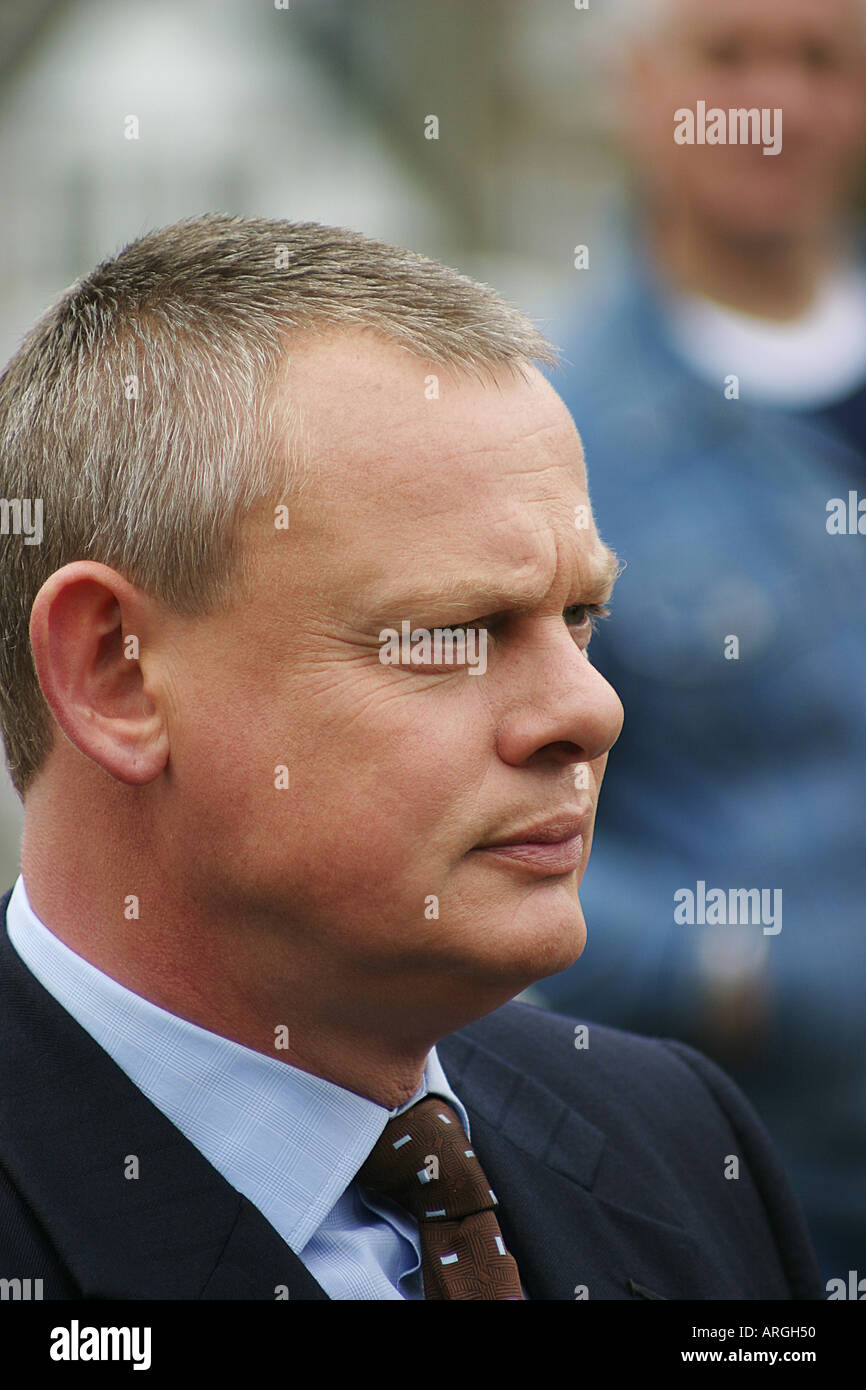 Martin Clunes Filming the New TV Series of Doc Martin in Port Isaac ...