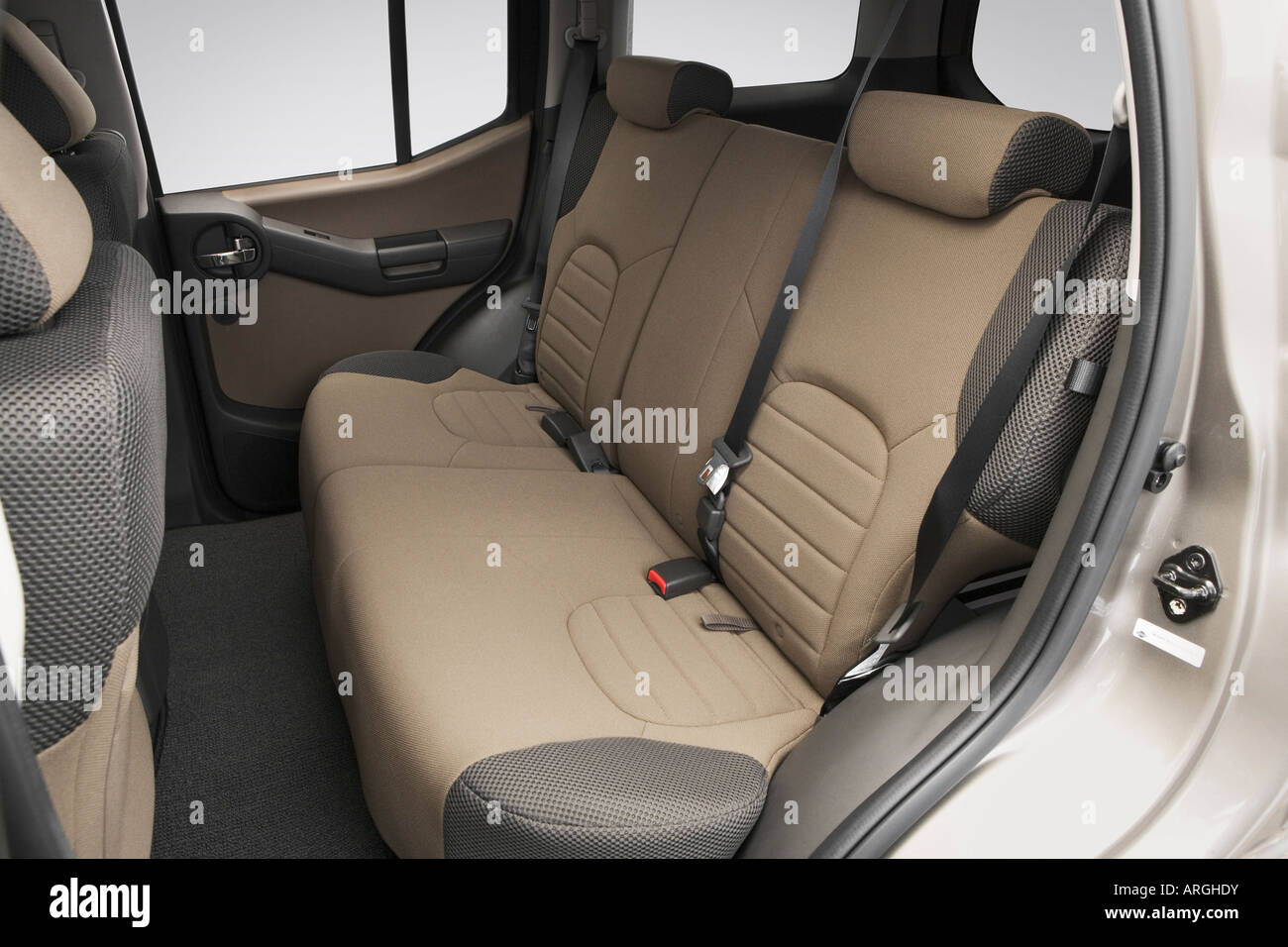 2007 Nissan Xterra SE in Beige - Rear seats Stock Photo - Alamy