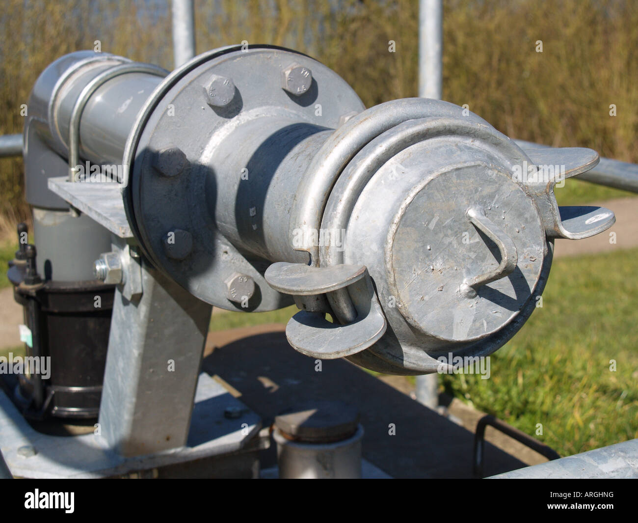 fire water hydrant carsington water lake reservoir Stock Photo - Alamy