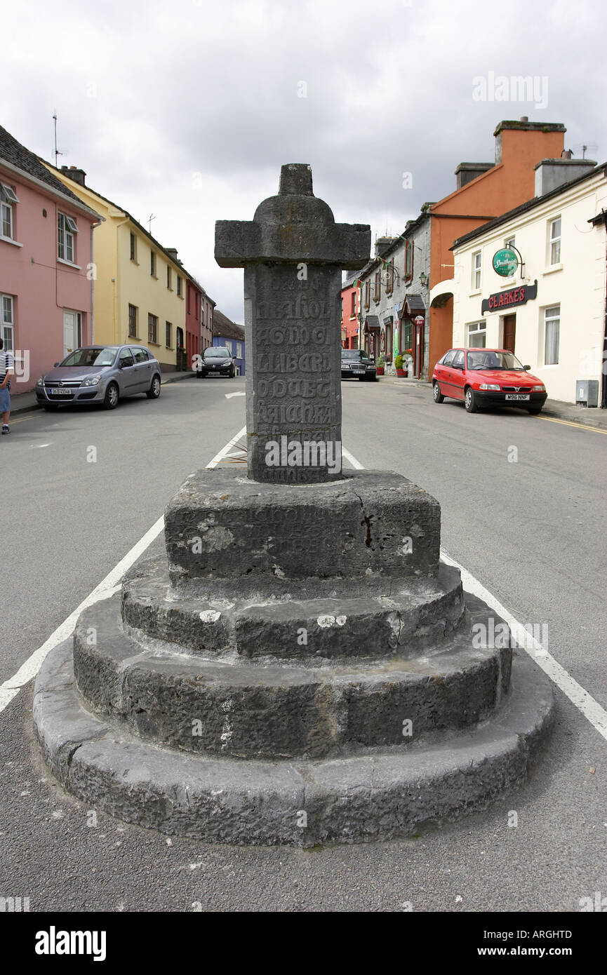 The market cross Cong village County Mayo Republic of Ireland Stock ...