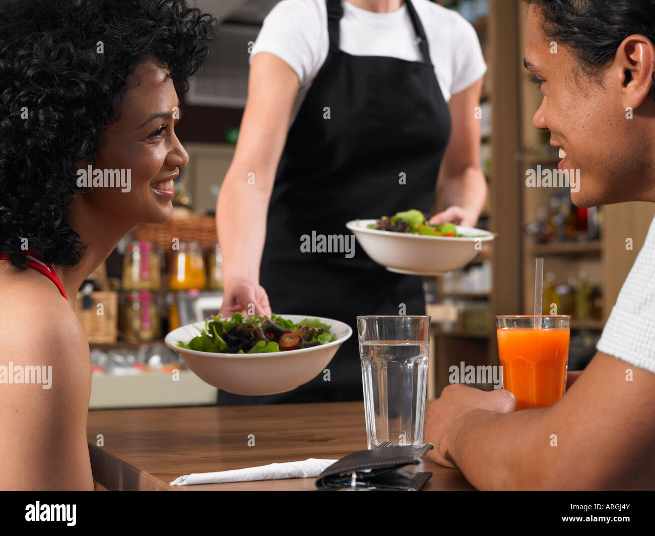 Hostess restaurant table hi-res stock photography and images - Alamy