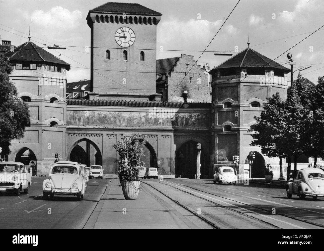 1960s travel postcard Black and White Stock Photos & Images - Alamy