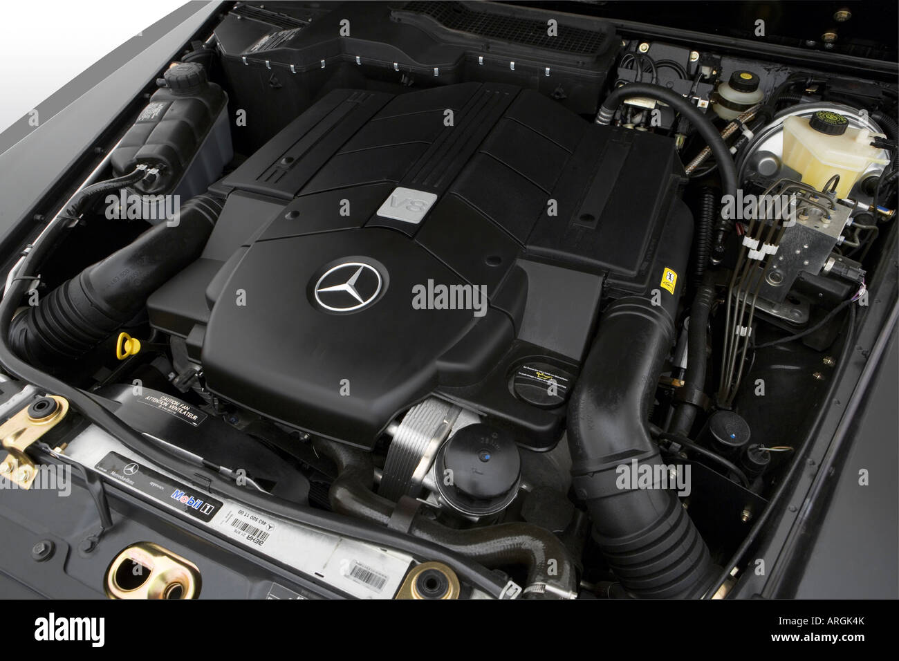 2007 Mercedes-Benz G 500 in Black - Engine Stock Photo - Alamy