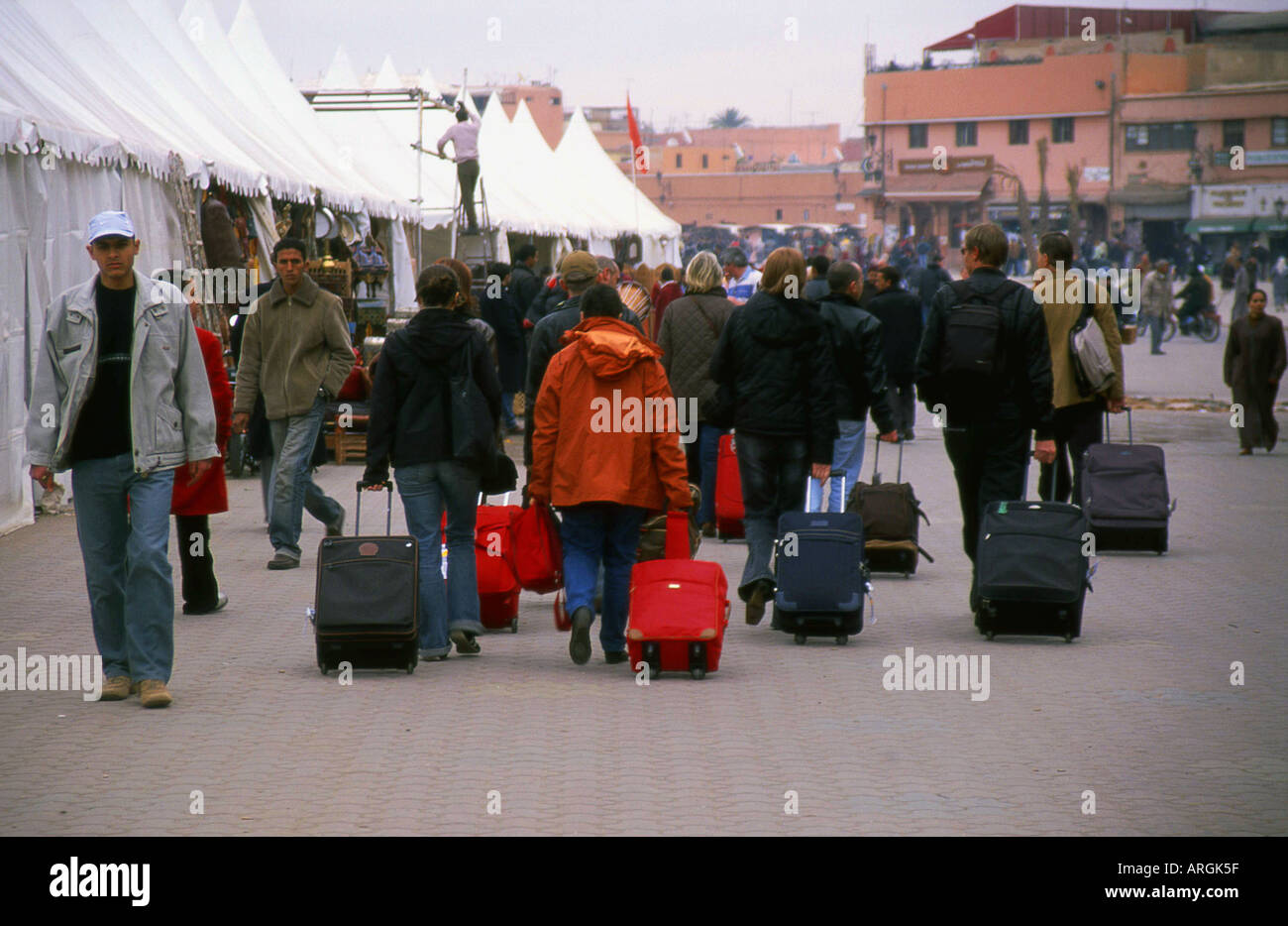 Marrakesh Marakesh Red City Southwestern Morocco Maghreb Maghrebian ...