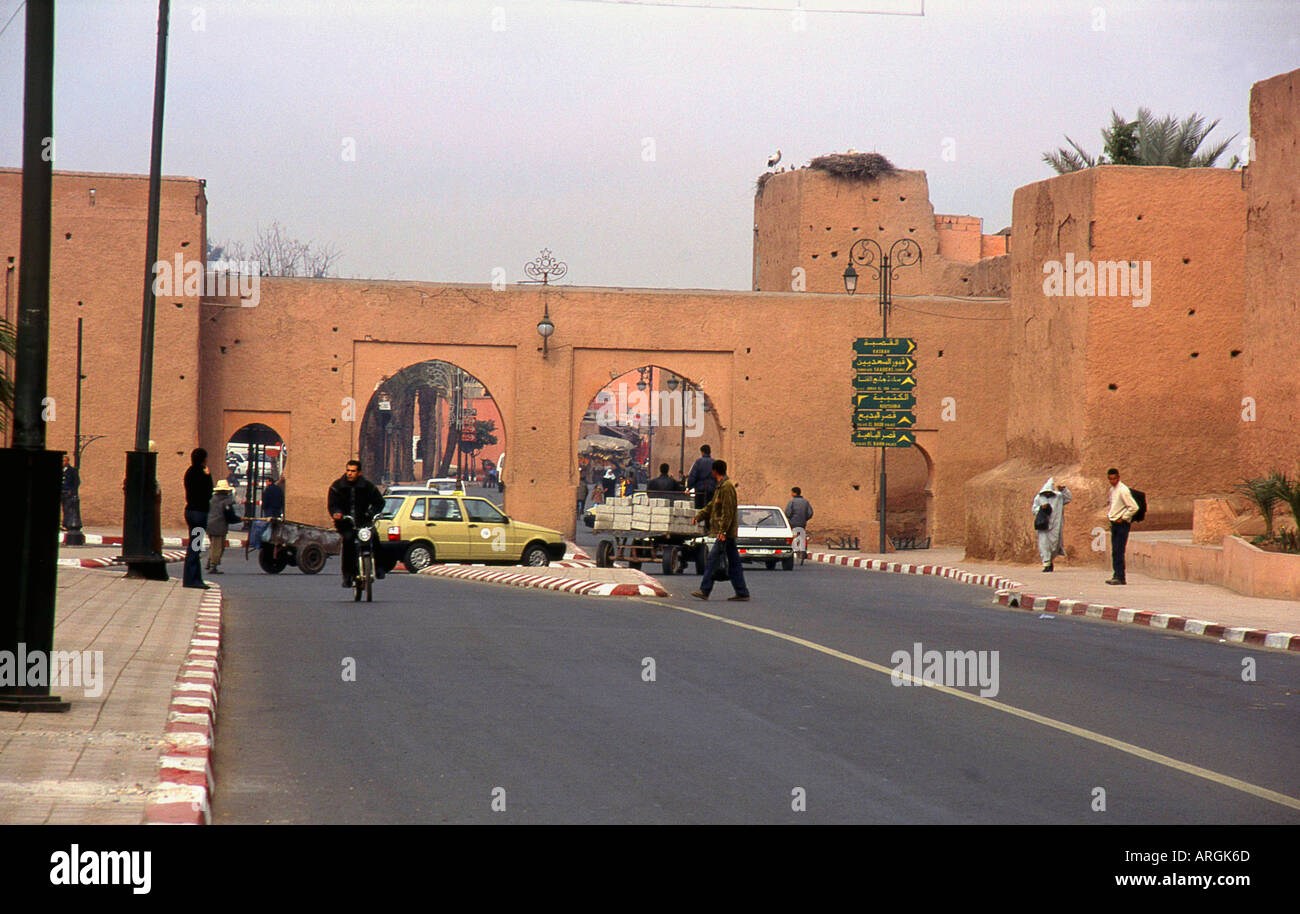 Entrance Doors of Marrakesh Marakesh Southwestern Morocco Maghreb ...