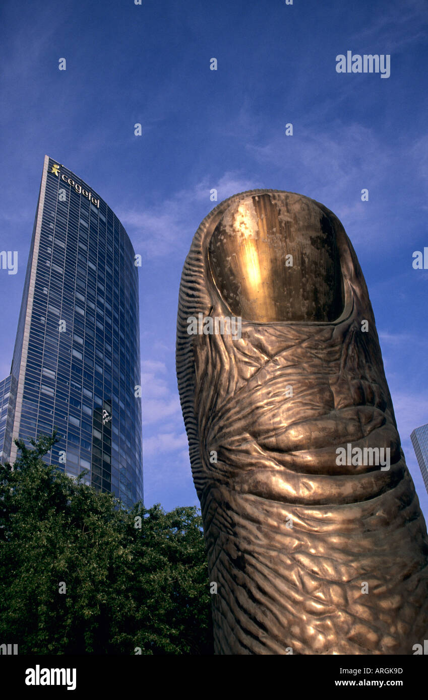 Thumb sculpture france hi-res stock photography and images - Alamy