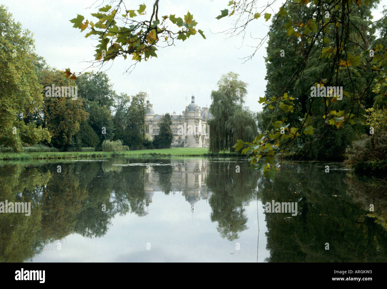 A mirror image of the Chateau de Chantilly rebuilt by the Duc d Aumale ...