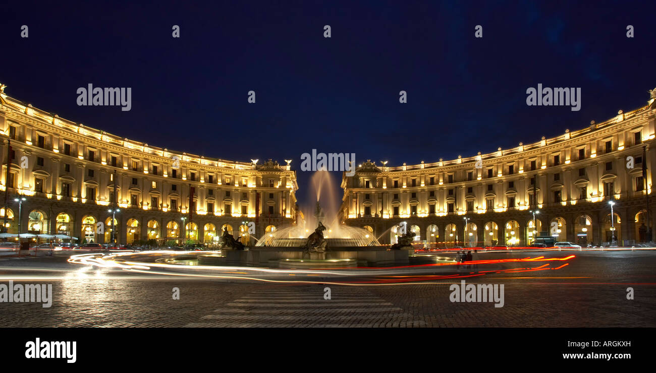Piazza Repubblica, Rome, Italy Stock Photo - Alamy