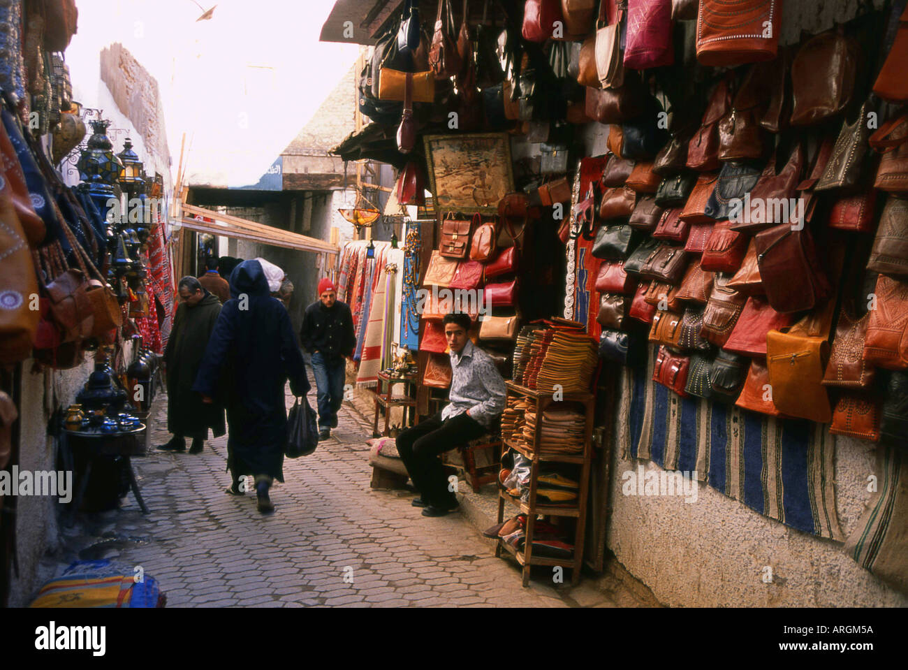 Fes el Bali the Old Medina Fez Fès-Boulemane Northern Morocco Maghreb ...