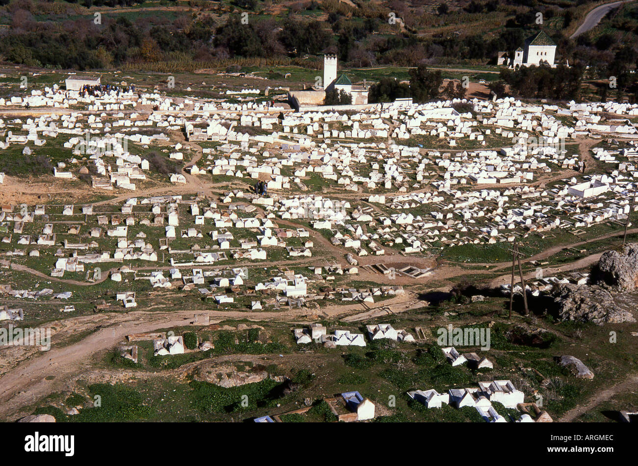 Jewish Cemetery Fes Fez Fès-Boulemane Northern Morocco Maghreb ...