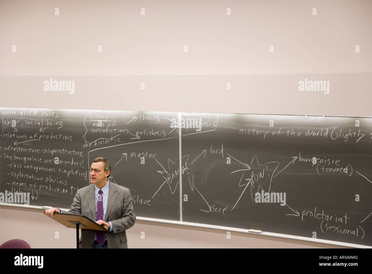 School podium classroom hi-res stock photography and images - Alamy