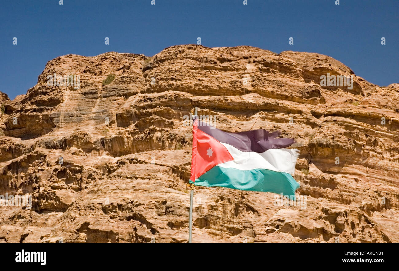 Flag of hashemite kingdom of jordan hi-res stock photography and images ...