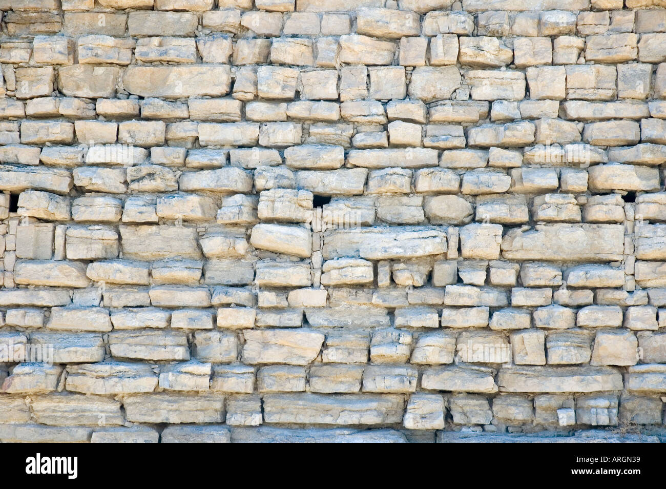 Stone walls, Karak, Kerak, Crusader castle, redoubt, Hashemite Kingdom ...