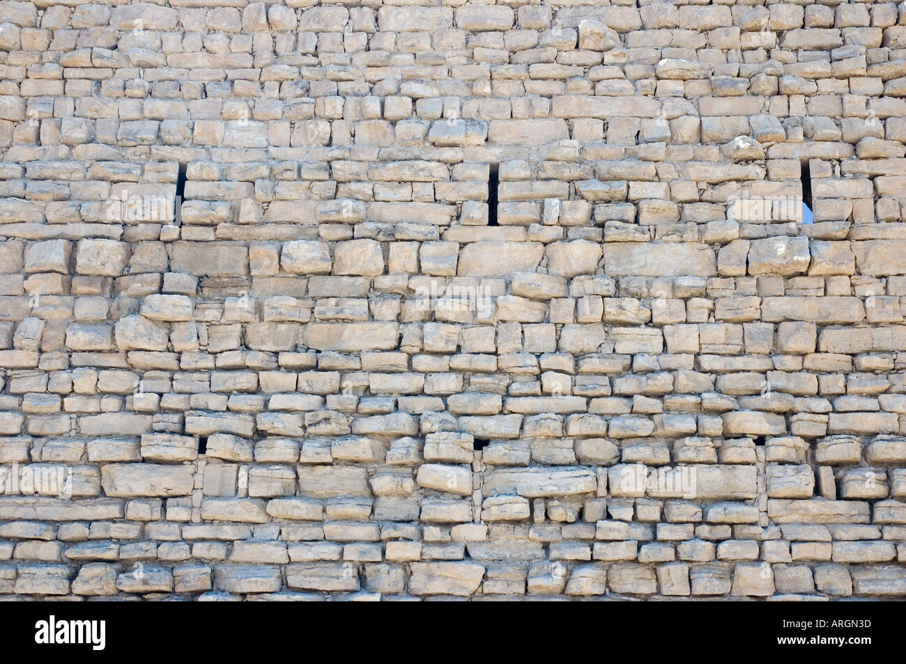 Stone walls, Karak, Kerak, Crusader castle, redoubt, Hashemite Kingdom ...