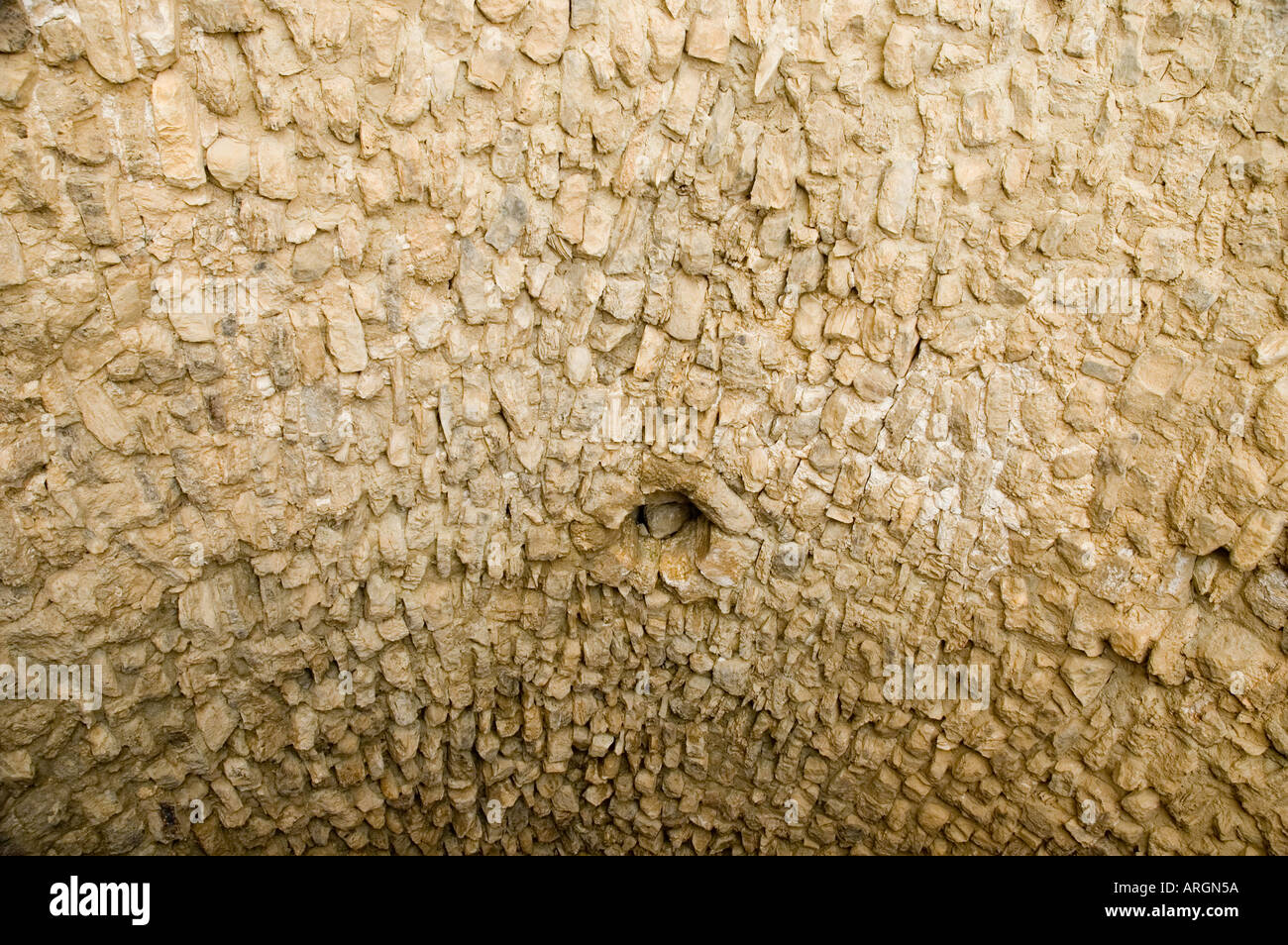 Stone ceiling and walls, Karak, Kerak, Crusader castle, redoubt ...