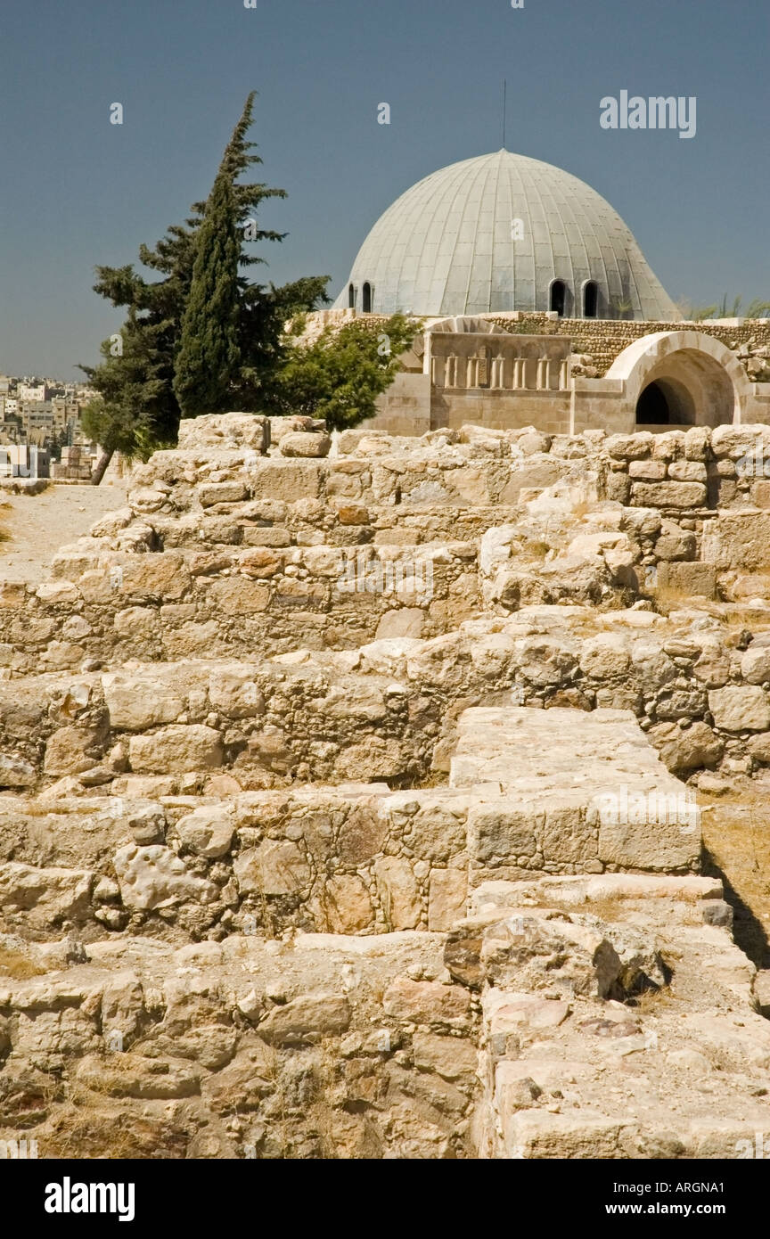 Dome of Umayyad Palace, Citadel, Jebel al-Qala'a, Amman, Hashemite ...