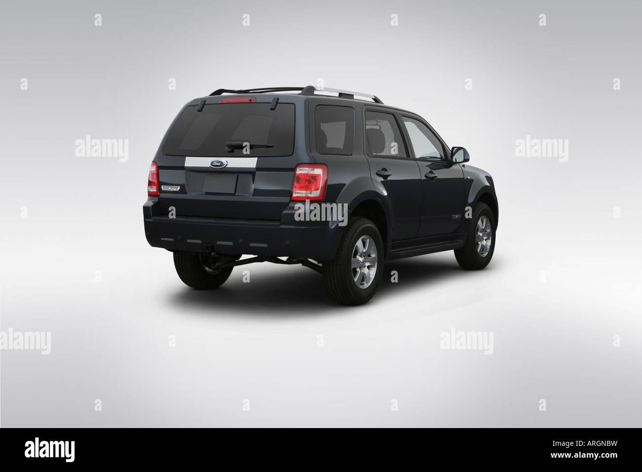 2008 Ford Escape Limited in Black - Rear angle view Stock Photo - Alamy