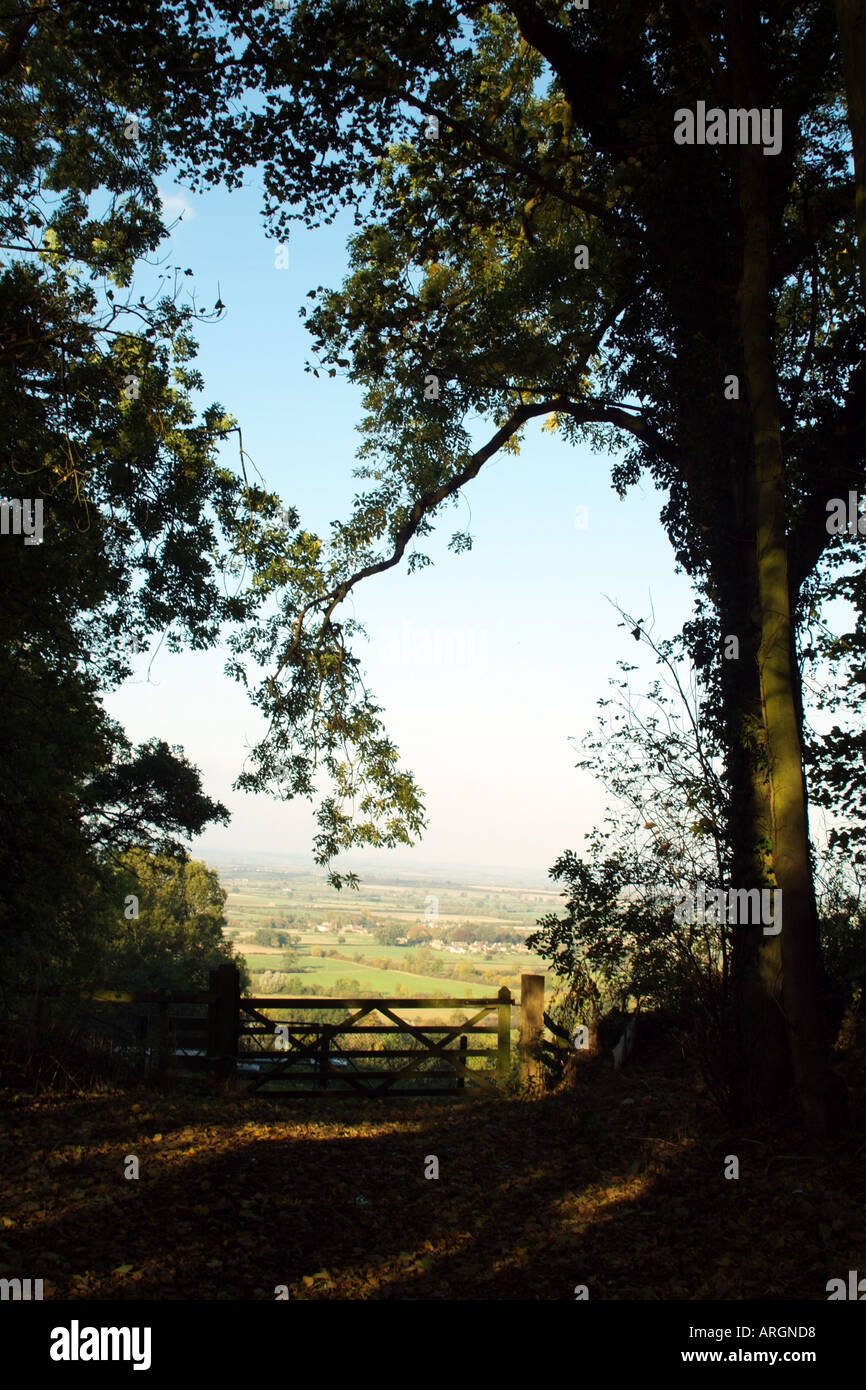 English countryside scene in The Cotswolds Gloucestershire England ...