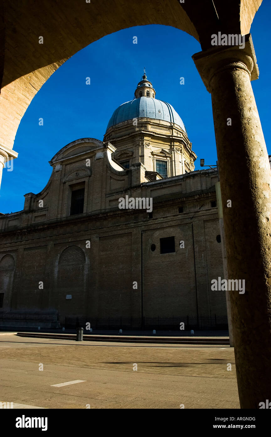he beautiful Baroque dome of the basilica of Saint Mary of Angels in ...