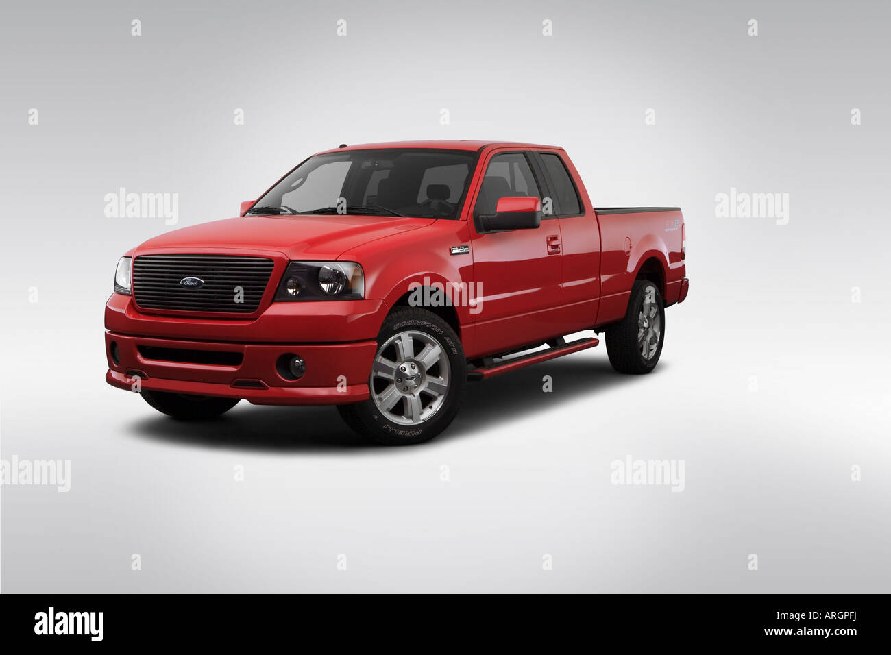 in Red - Front angle view Stock Photo - Alamy