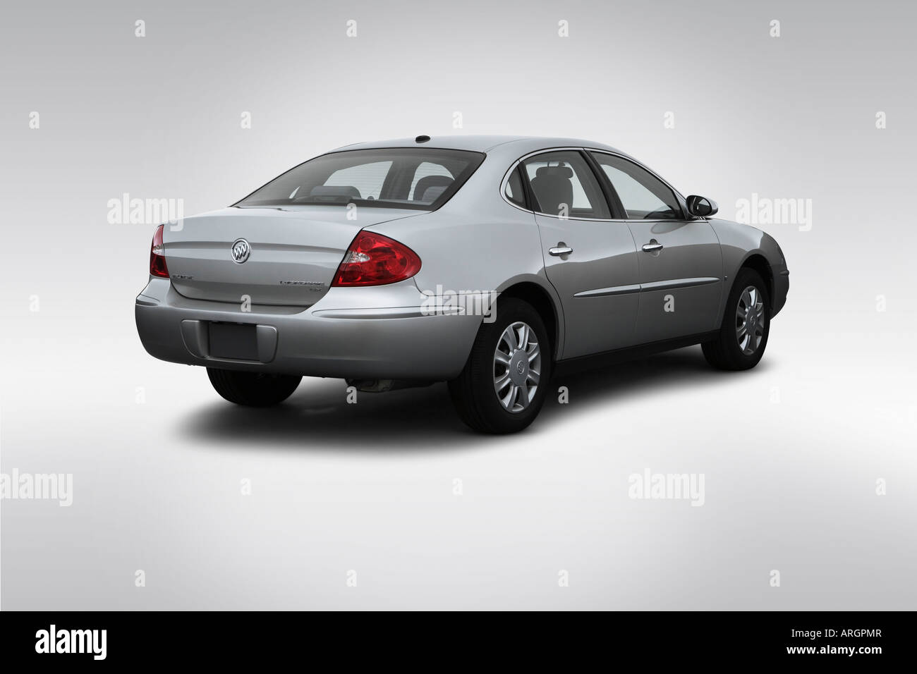 2007 Buick LaCrosse CX in Gray - Rear angle view Stock Photo - Alamy