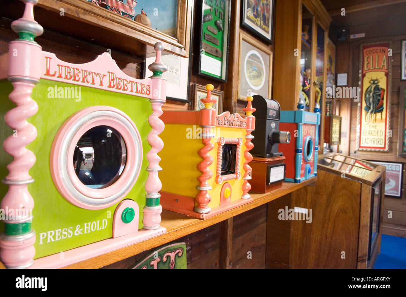 The insect traveling circus and musem Stock Photo - Alamy