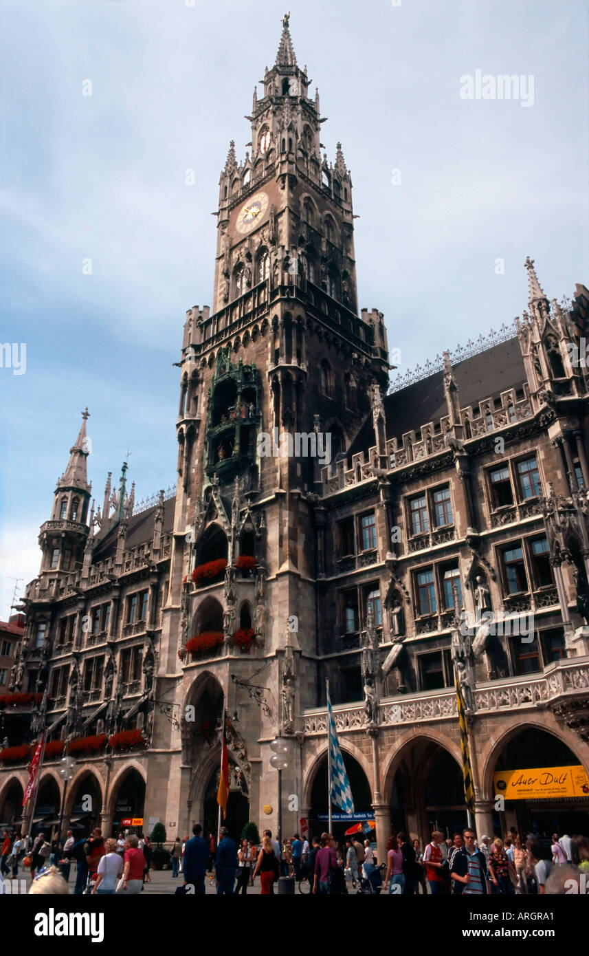 New City Hall Munich Germany Stock Photo - Alamy