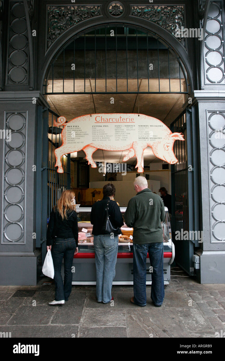 The Ginger Pig Butchers at Borough Market London England Stock Photo ...