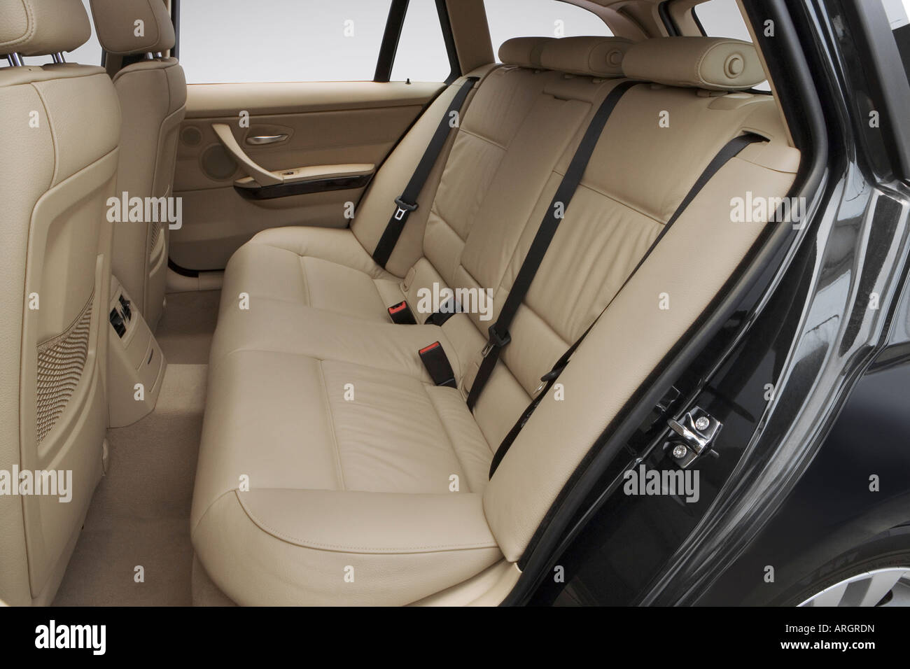 2007 BMW 3-series 328xi in Green - Rear seats Stock Photo - Alamy