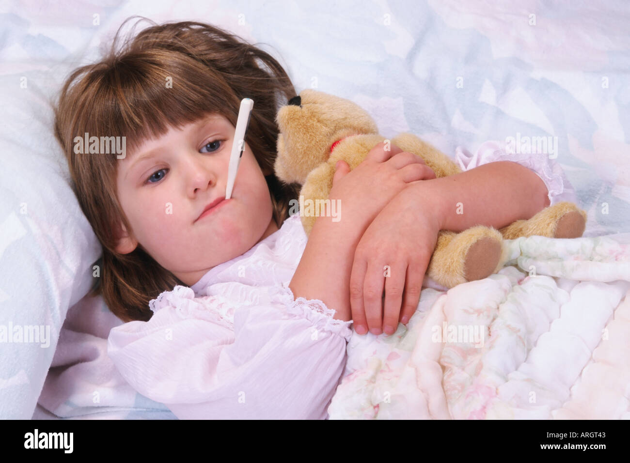 Sick child kid health hi-res stock photography and images - Alamy