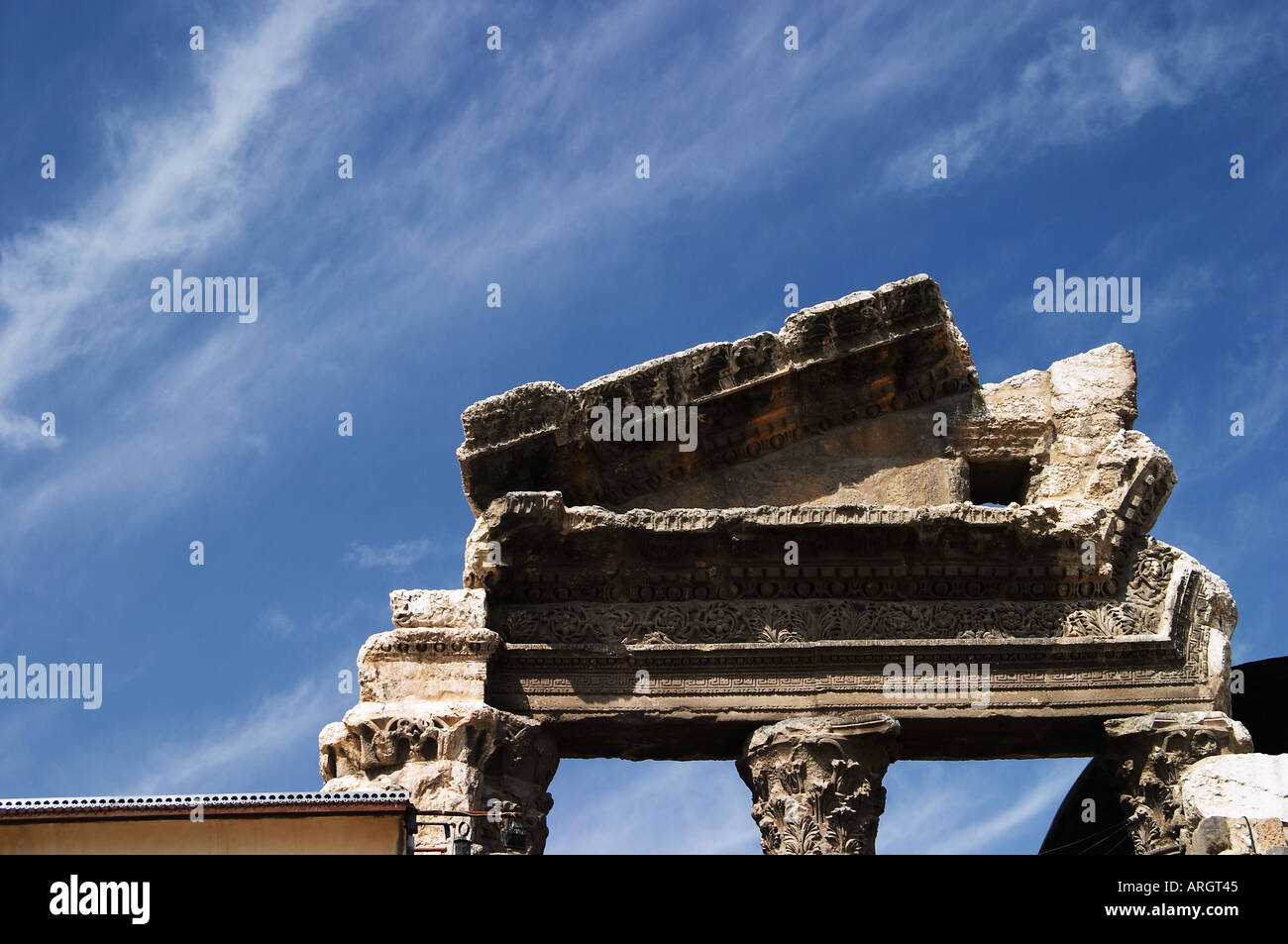 Roman ruins in Damascus Syria Stock Photo - Alamy