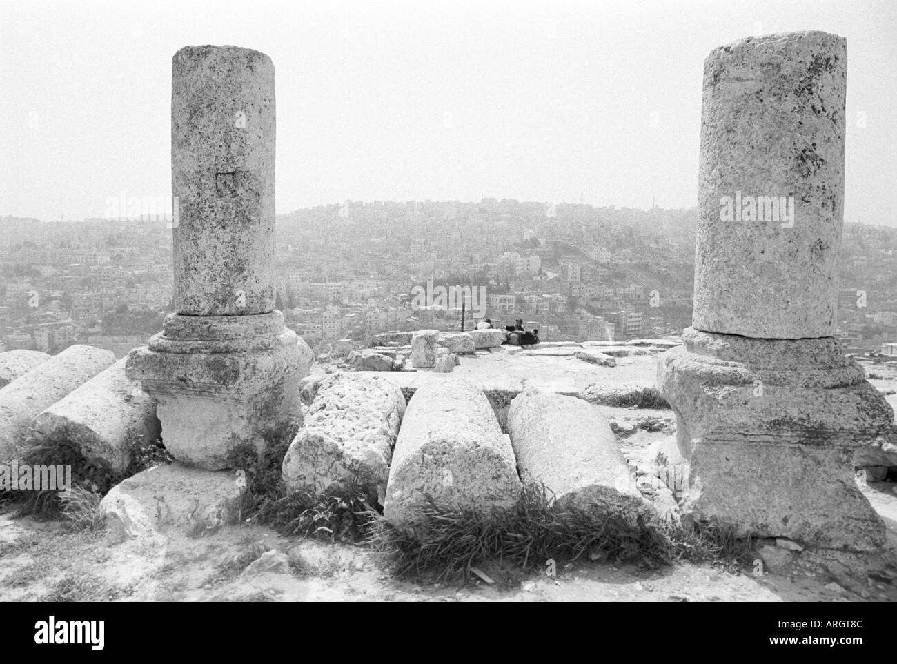 Ruins of old Amman capital of Jordan Stock Photo - Alamy
